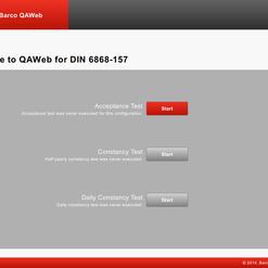 Barco QAWeb für DIN6868-157 - Software nach DIN6868-157 - Befundungsmonitore Raumklasse 5+6 ...